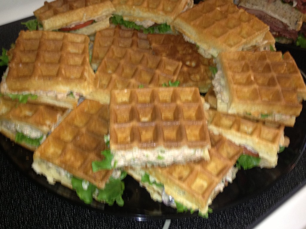 Mosaic plate of waffles - Been There Eaten That