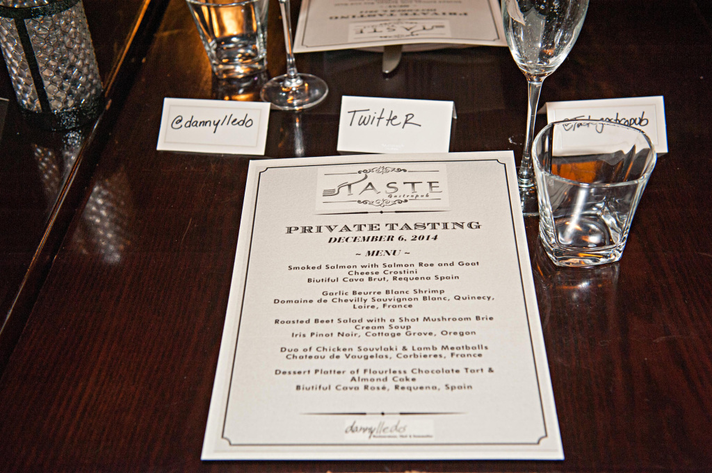 taste tasting menu - Been There Eaten That