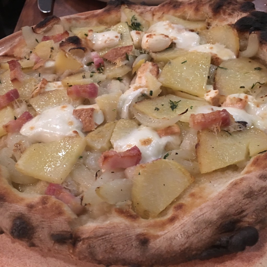 Inferno Pizzeria Napoletana pizza with potato - Been There Eaten That